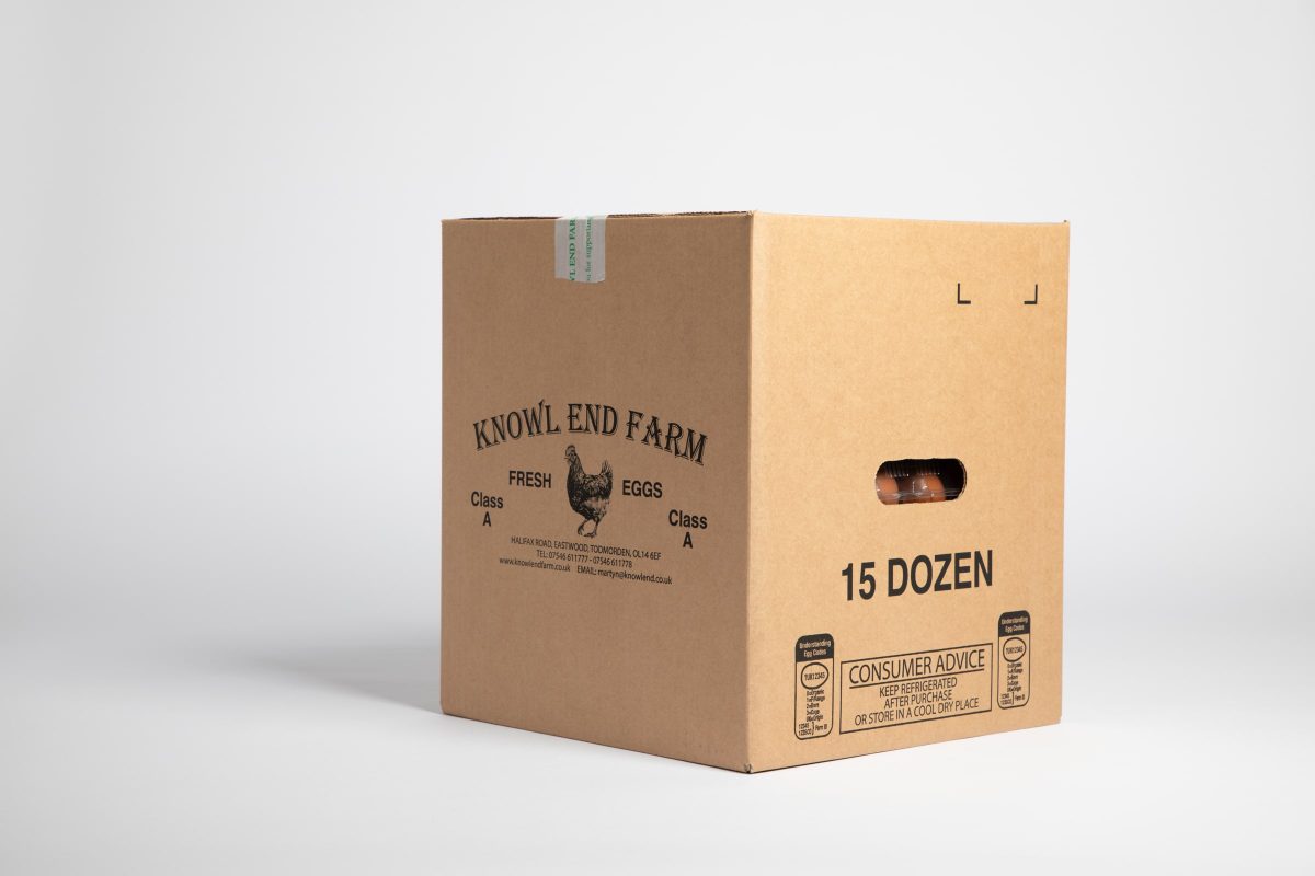 Colony Medium Eggs Half Box - Knowl End Farm